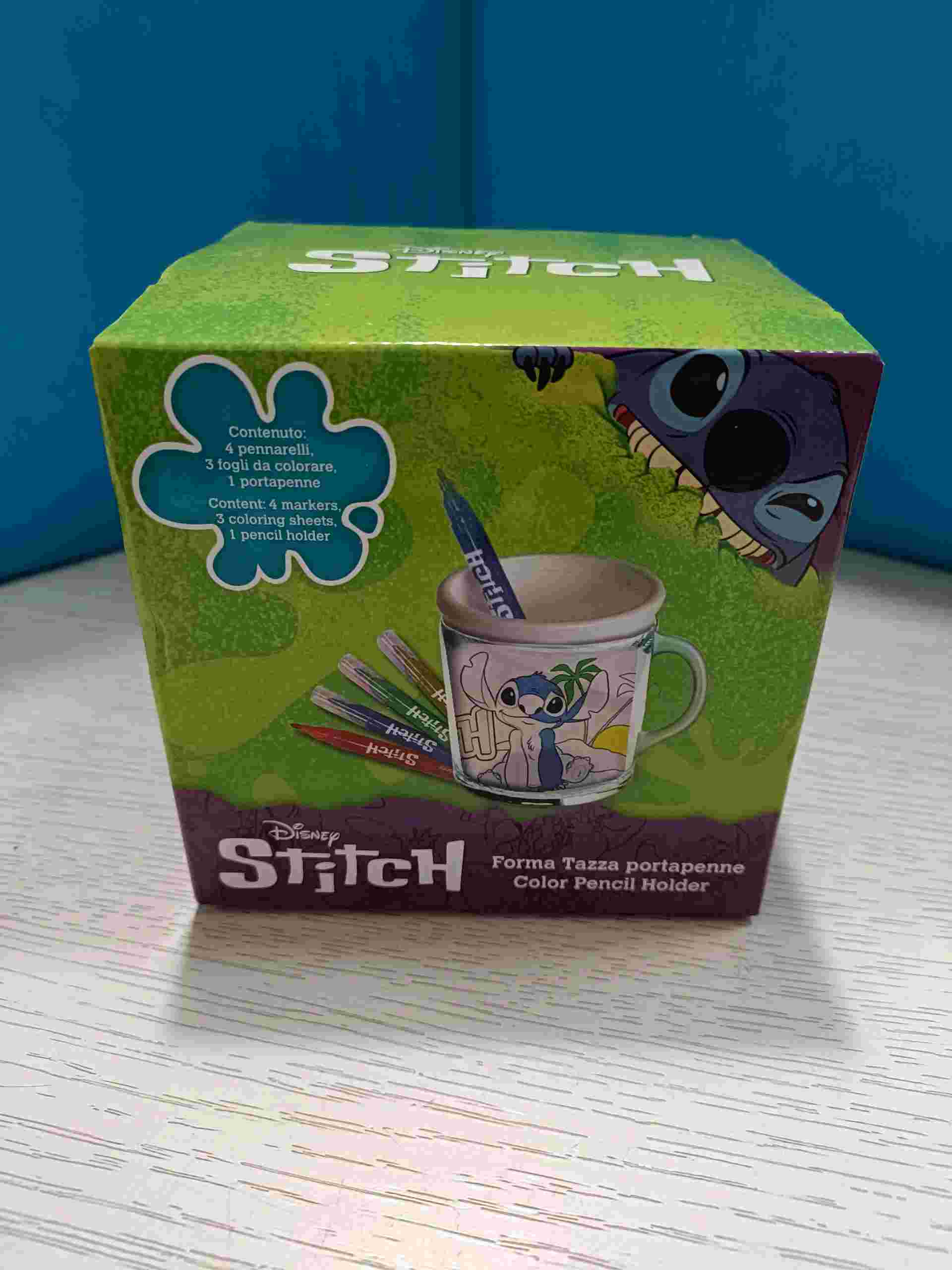 GIOCATTOLI TAZZA DA COLORARE STITCH NUOVA!